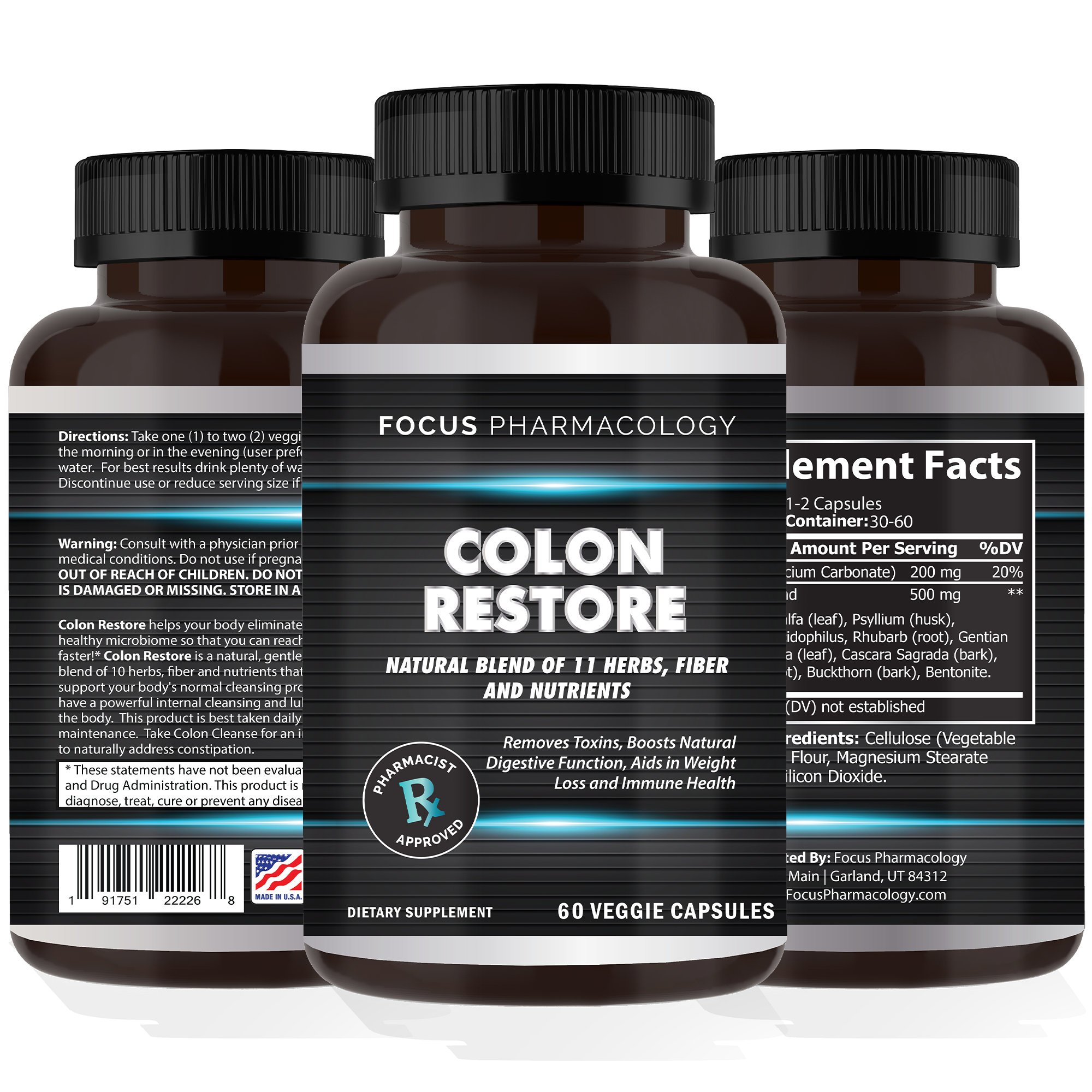 Colon Restore - Colon Cleanse with Probiotic to Repair and Maintain Gut – Muscle First